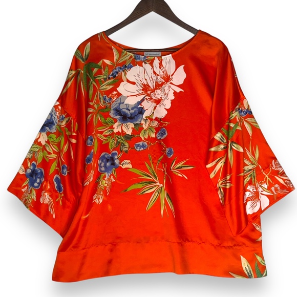 Soft Surroundings | Tops | Soft Surroundings Polynesian Floral Kimono ...